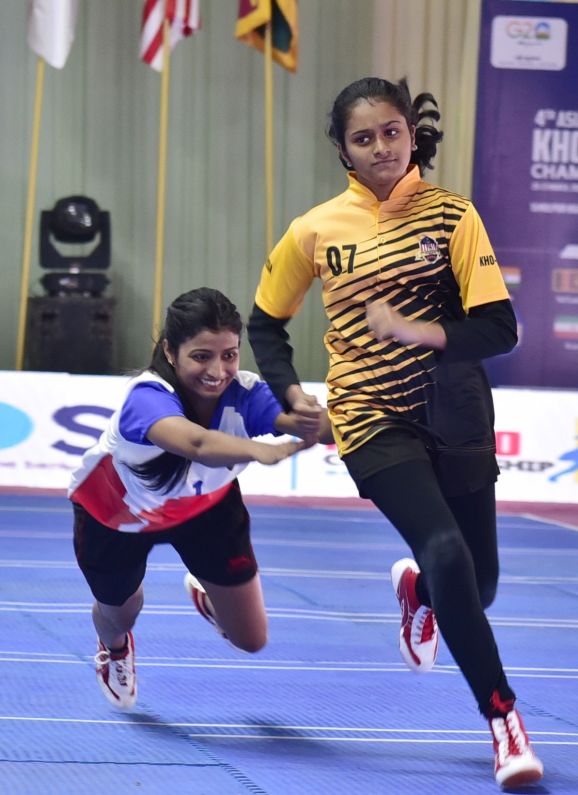 Huge response from spectators at the 4th Asian Kho Kho