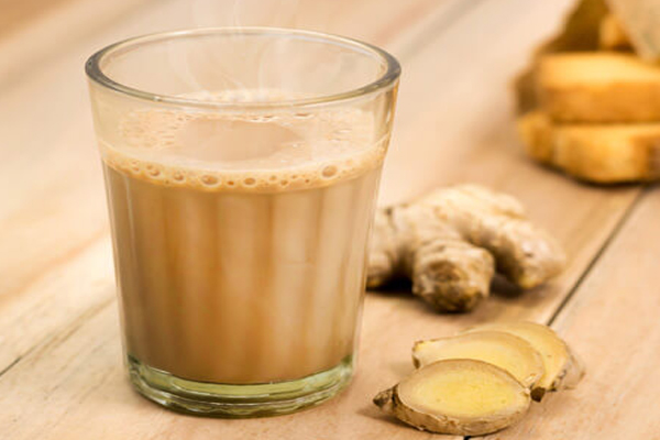 Ginger tea has many benefits. Drinking ginger tea will